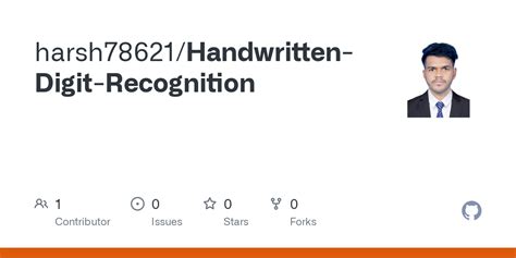 Github Harsh78621handwritten Digit Recognition