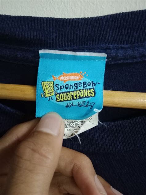 Vintage Sponebob Squarepants Mens Fashion Tops And Sets Tshirts And Polo Shirts On Carousell