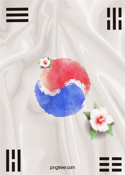 한국 국기 히 비 스커 스 브러시의 배경 배경 화면 및 일러스트 무료 다운로드 Pngtree 히비스커스 배경 배경화면