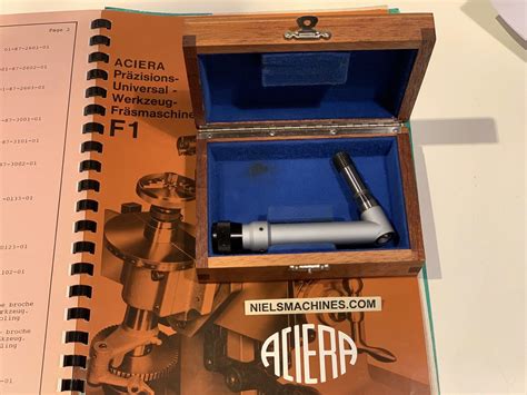 Aciera F1 Isoma Centering Microscope W12 Milling Machine Microscope