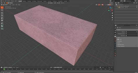 3d Solid Sand Lime Block Red Turbosquid 2146550