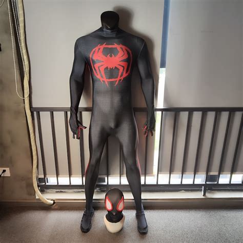 Miles Morales Spider Man Cosplay Costume Etsy
