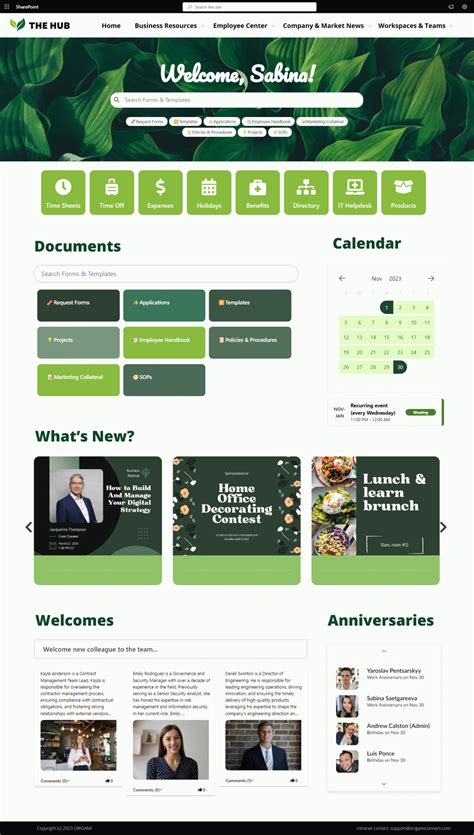 Sharepoint Site Templates Modèle De Sharepoint Gratuit Aosa