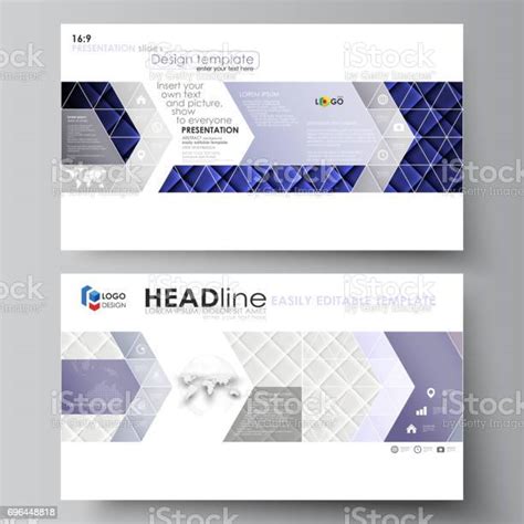 Hd에 비즈니스 서식 파일이 프레 젠 테이 션 슬라이드에 대 한 형식 평면 디자인에 쉽게 편집 가능한 추상 벡터 레이아웃입니다