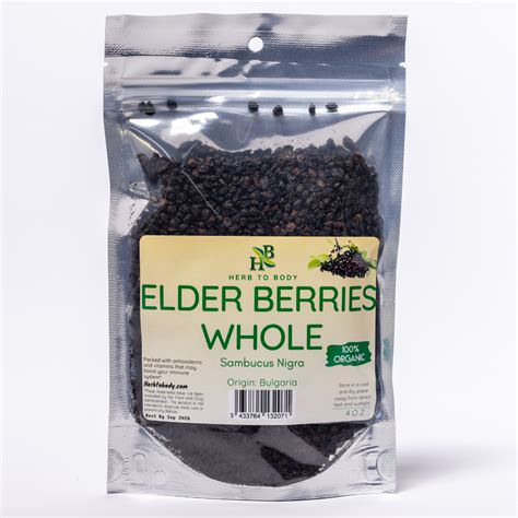 Organic Elderberry Whole Murchison Spice Company