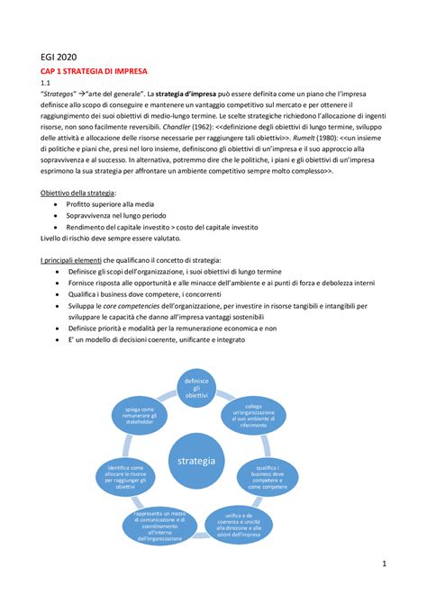 Riassunto Egi Unipa Docsity