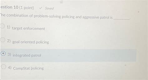 Solved Estion 10 1 ﻿point ﻿savedthe Combination Of