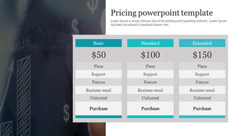 Editable Pricing PowerPoint Template And Google Slides