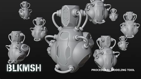 Black Mesh Procedural Modeling Tool Released Scripts And Themes