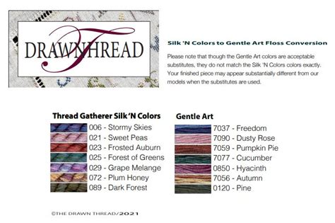 Conversion Silkn Colors To Gentle Art