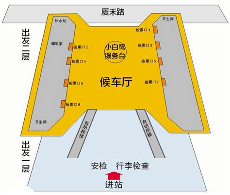 厦门北站进站口流程图 厦门北站检票口二层 伤感说说吧