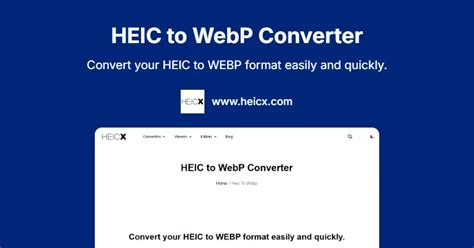Convertidor Gratuito De Heic A Webp En Línea