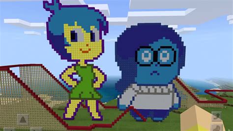 I Built A Joy And Sadness On Minecraft On IPad YouTube