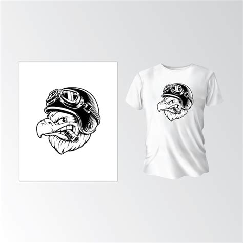 Premium Vector Biker Tshirt Vector Design Template