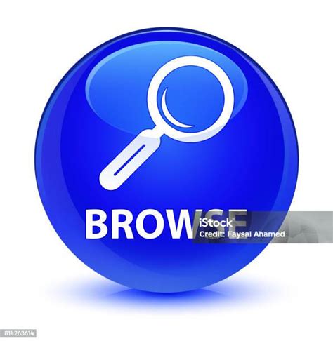 유리 블루 라운드 버튼을 찾아보기 0명에 대한 스톡 벡터 아트 및 기타 이미지 0명 돋보기 광학 기기 미국 Istock