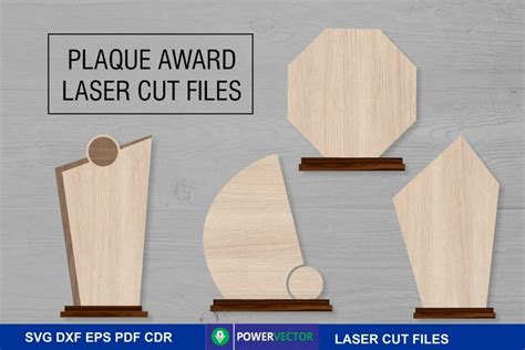 Plaque Award Shape Svg Laser Cut Pattern