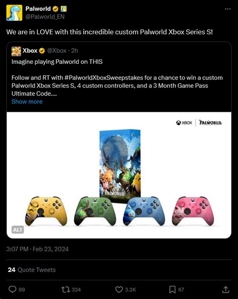 Microsoft Xbox Series S Palworld Custom Console Consolevariations