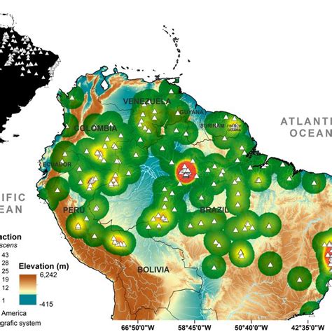 Geographic Distribution Of Spatial Records And Kernel Density Download Scientific Diagram