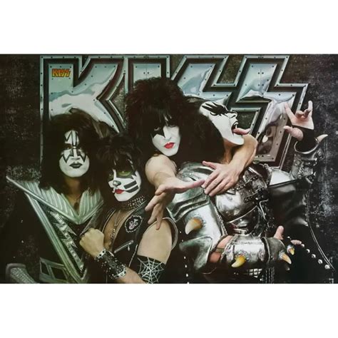 โปสเตอร์ Kiss คิส ล่าสุด โปสเตอร์ วงดนตรี ภาพวงดนตรี โปสเตอร์ ติดผนัง