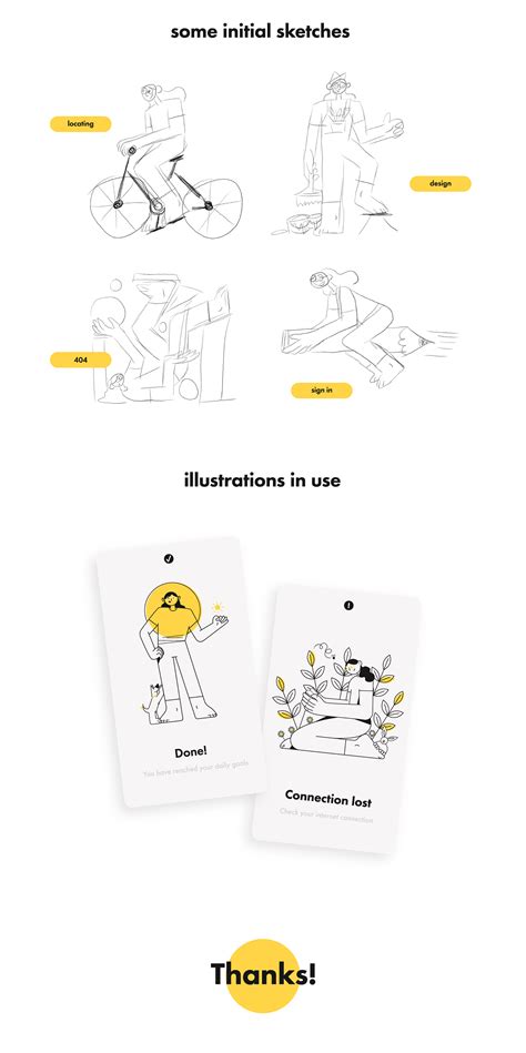 UI Onboarding Outline Character Set On Behance