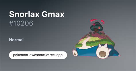 Snorlax Gmax · 10206