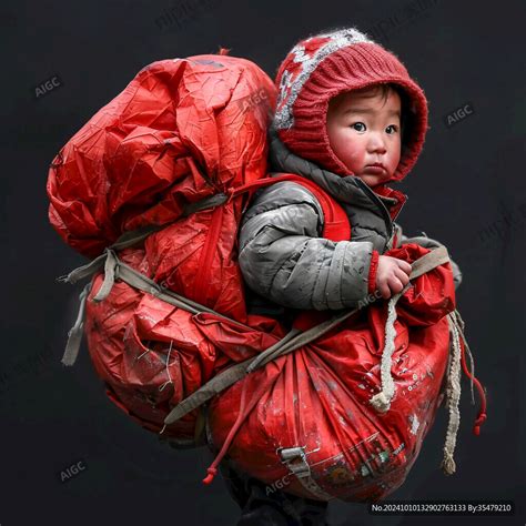 Ai创作图穿红衣服的小孩 扛大包 襁褓中的孩子 大包小包返乡 背背篓的人 背背篓的女孩 过年人物小孩 红衣服的宝宝 背背篓的姑娘 王进喜的棉袄 背篓小姑娘 在包里拿东西小孩 红色挡风被 儿童