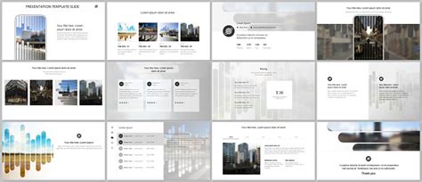 웹 사이트 디자인 프리젠 테이션 포트폴리오를위한 벡터 템플릿 프레젠테이션 슬라이드 전단지 전단지 브로셔 보고서 템플릿 라인