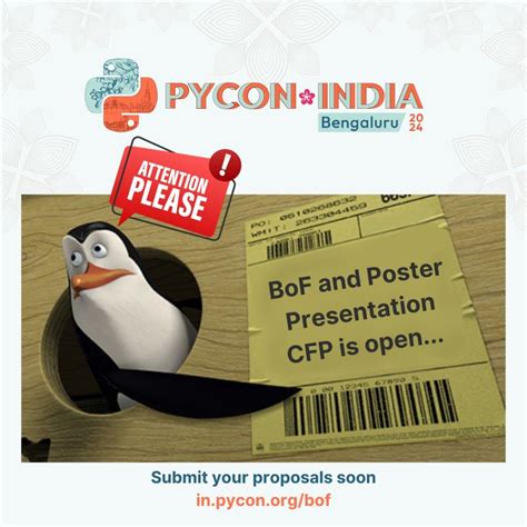 Pycon India 2024 On Linkedin Pyconindia2024 Python Posterpresentation Bofsessions Bangalore