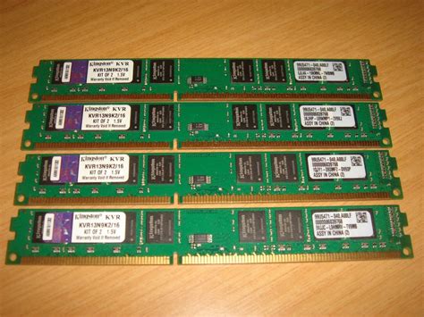 4 Stück 8gb Ddr3 Pc3 10600 1333 Details Siehe Bildern Gebraucht