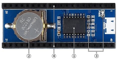 Waveshare Pico RTC DS IC Test Board Robotools
