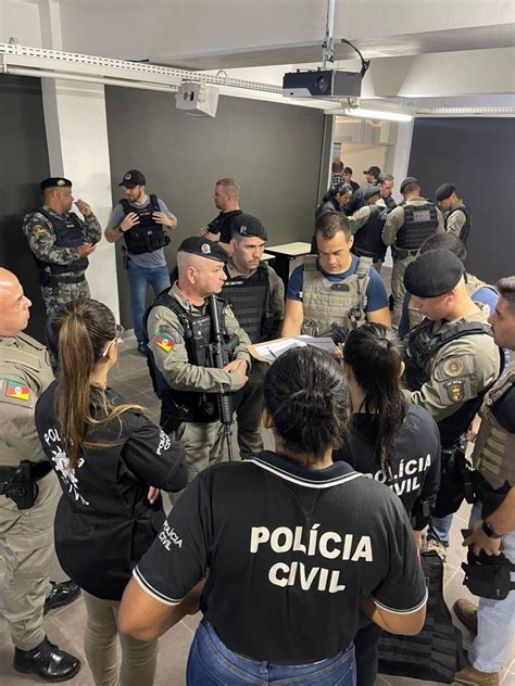 Polícia Civil E Brigada Militar Deflagram Ação Contra Facção Criminosa