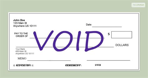 How To Write Void A Check A Comprehensive Guide