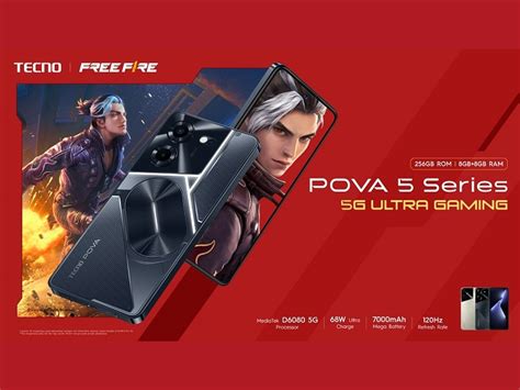 Harga Tecno Luncurkan Pova 5 Edisi Free Fire