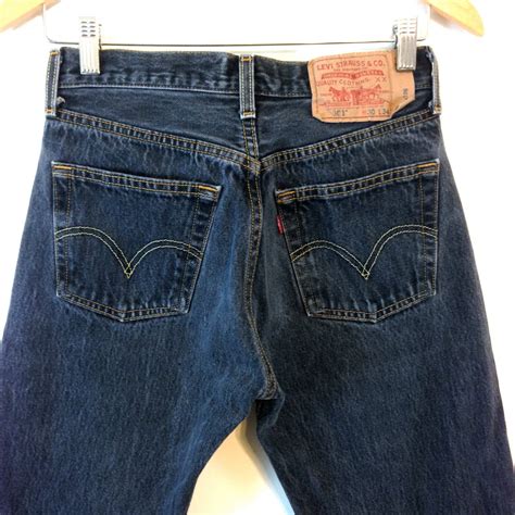 Vintage Levis 501s Black 501 Jeans Button Fly Levis Mid Rise Levis 90s Black Levis Womens