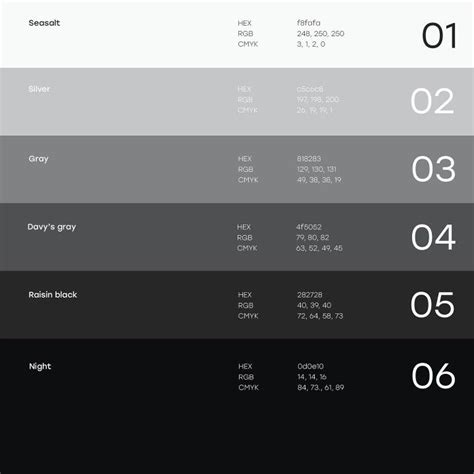 monochrome color palette design artofit