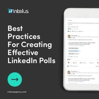 Best Practices For Creating Effective LinkedIn Polls Pdf