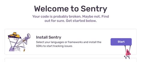 Sentry For Web Application Monitoring Setup Code And Create