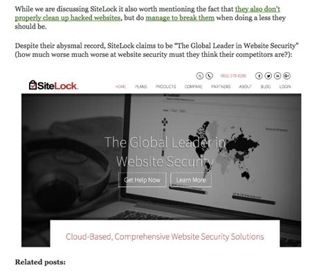 Sitelock Filed A Dmca Takedown Notice Against Our Website For A