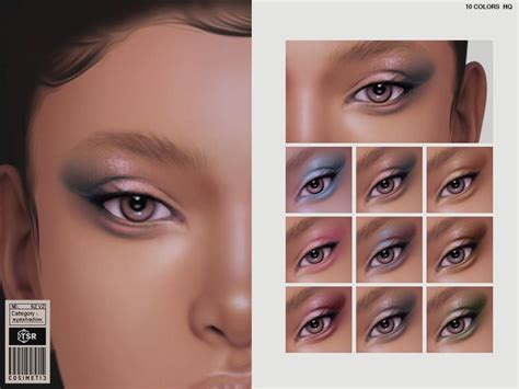 Cosimetic S Eyeshadow N62 V2 Glitter Version Makeup Cc Sims Sims 4