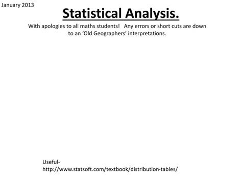 Ppt Statistical Analysis Powerpoint Presentation Free Download Id1977159