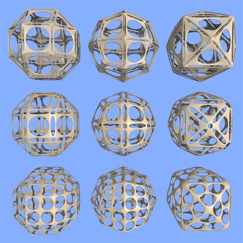 기하학적 모양 Mht 08 3d 모델 9 Obj Fbx Max Free3d