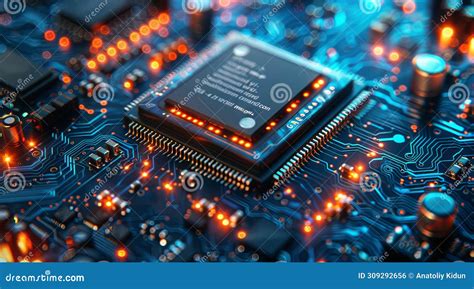 3d image of a computer chip in computer in the style of vray tracing tabletop photography