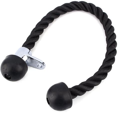 Deluxe Gym Tricep Ropes 27 Inch Heavy Duty Polypropylene Braid Tricep