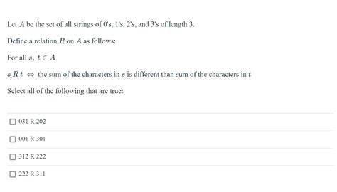 Solved Let A Be The Set Of All Strings Of O S L S S And Chegg