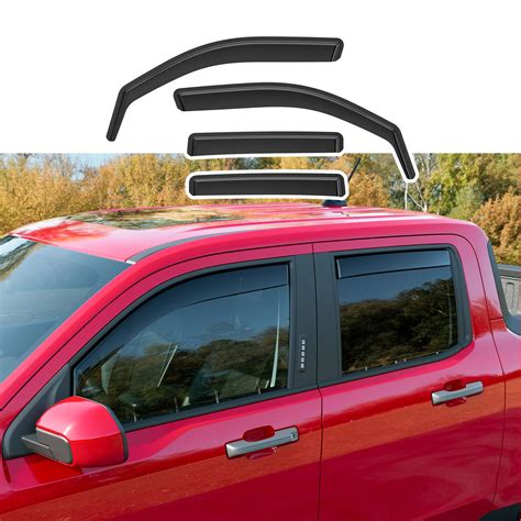 Xipoo Side Window Visor Deflector Compatible With 2022 2025