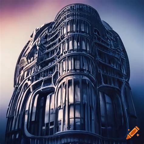 Giger Style Office Building