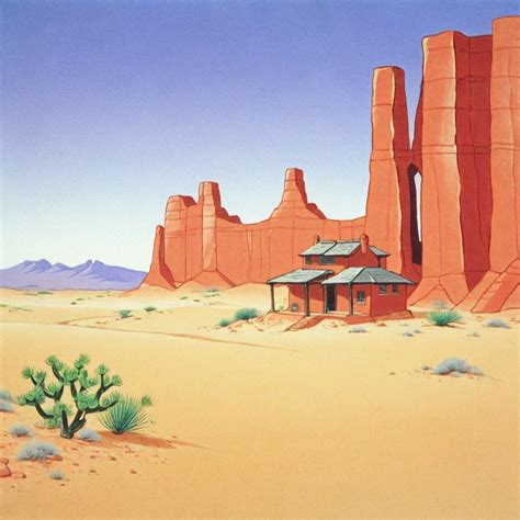Looney Tunes Desert Background