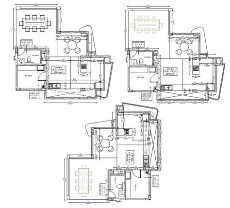 Kitchen Structure Detailing 2d View Cad Block Layout Autocad File