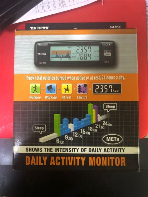 Tanita Daily Activity Monitor Sports Equipment Exercise Fitness