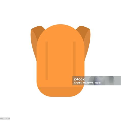 플랫 백팩 가방 아이콘 치즈 아이콘 조각 흰색 배경에 고립 된 벡터 일러스트 0명에 대한 스톡 벡터 아트 및 기타 이미지 0